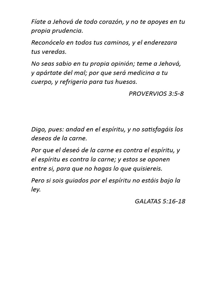 VERSICULOS | PDF | Teología | Creencia religiosa y doctrina
