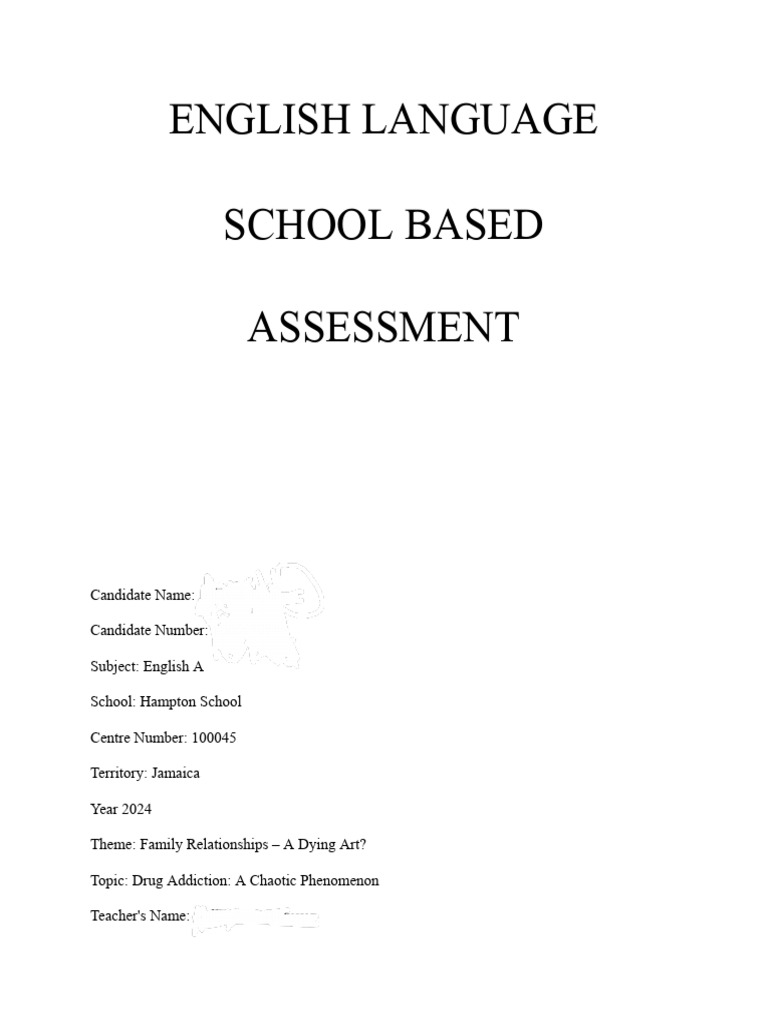 Csec English A Sba | Download Free PDF | Public Speaking | Single Parent