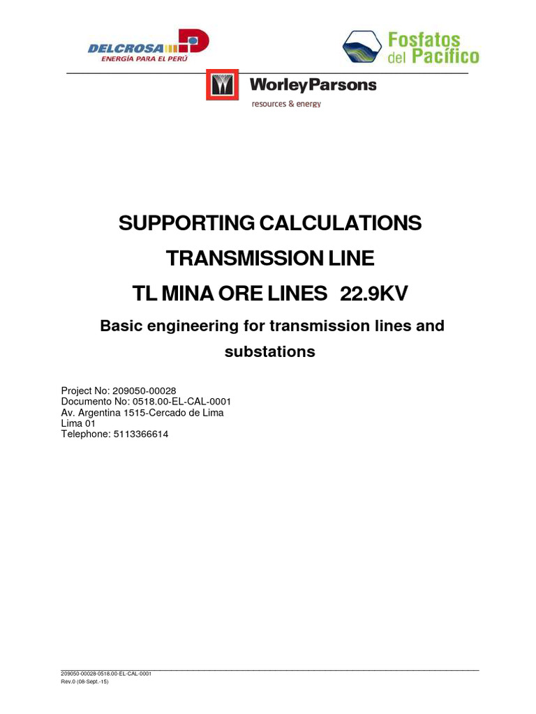 ELECTRIFICACION MINA | PDF | Electrical Resistance And Conductance ...