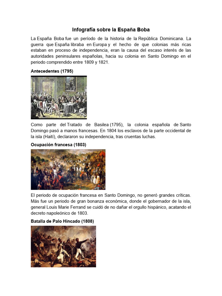 Infografía Sobre La España Boba | PDF