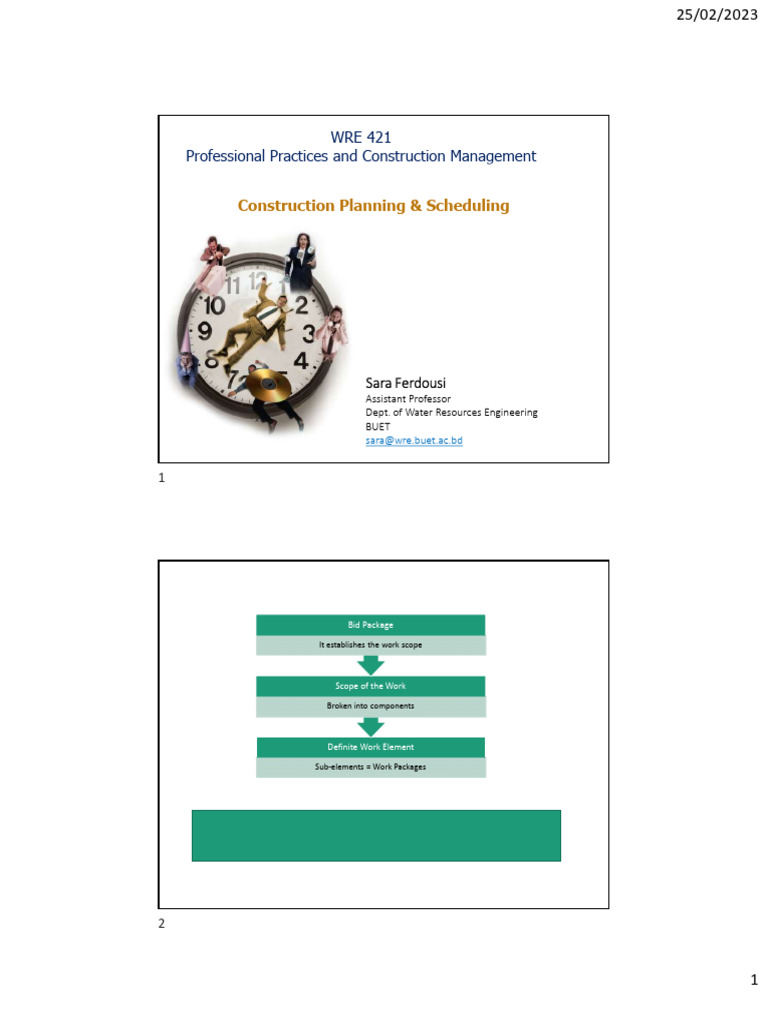 CM5 plannng and scheduling | PDF