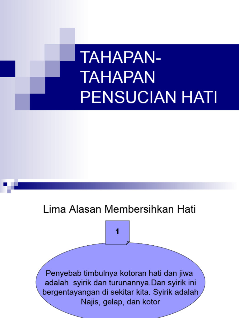 Membersihkan Hati dari Syirik | PDF