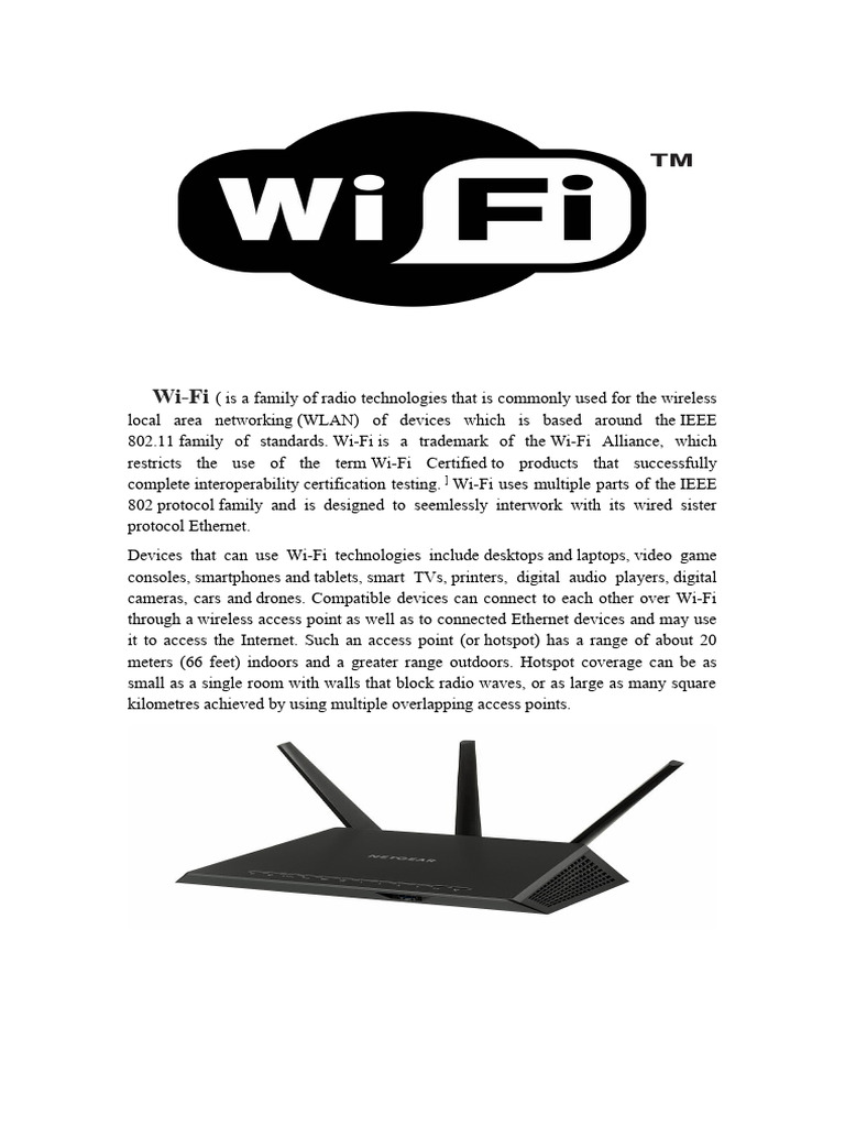Wi FI | PDF | Wi Fi | Bluetooth