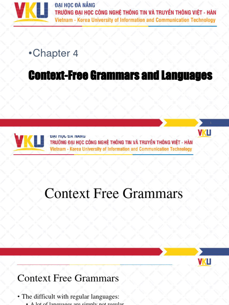 Chapter 4 - Context-Free Grammars and Languages | PDF | Linguistics ...