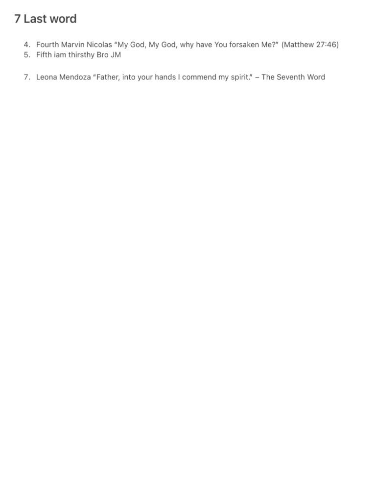 7 Last Word | PDF