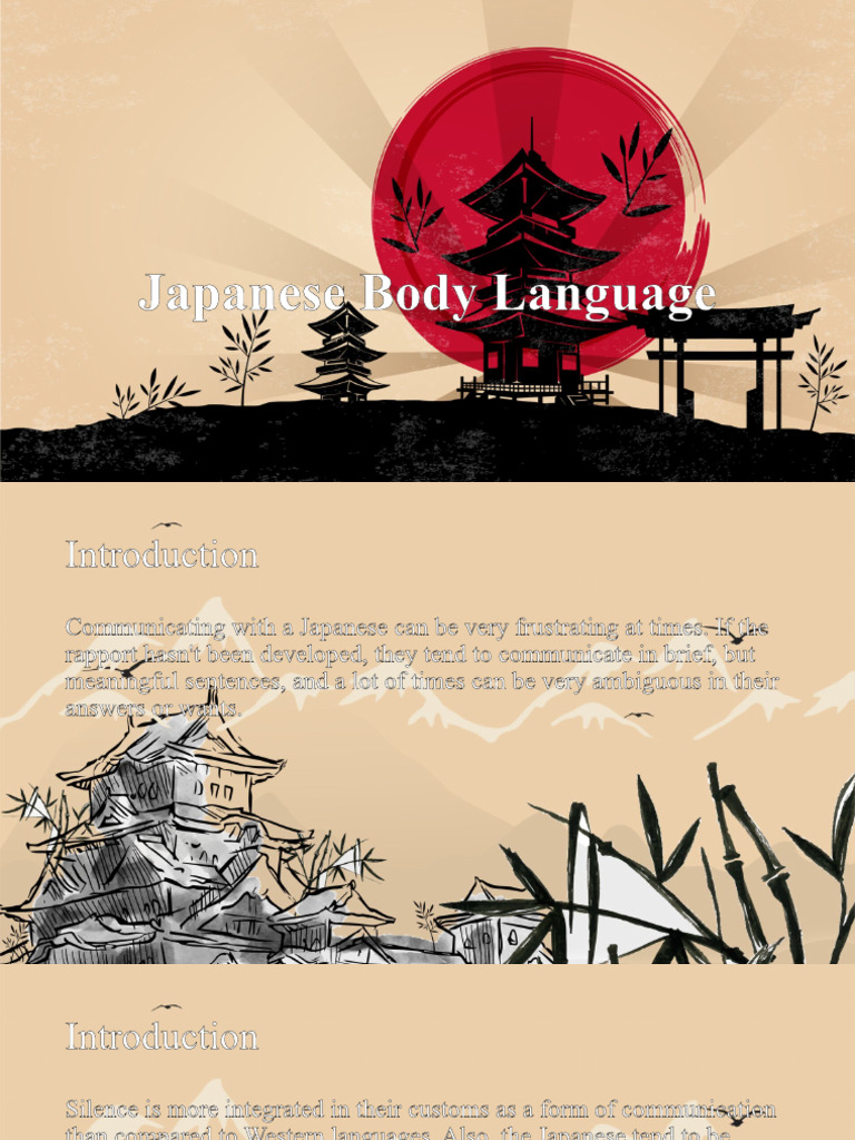 Japanese Body Language | PDF | Body Language | Gesture