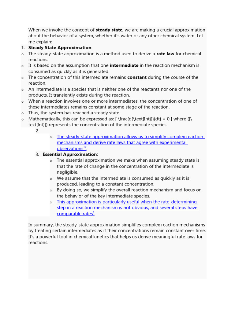 When We Invoke The Concept of | PDF | Reaction Rate | Physical Chemistry