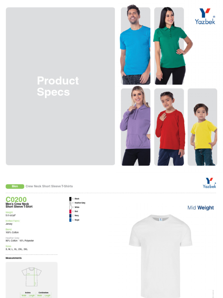 Catalogo Yazbek | PDF | Textiles | T Shirt