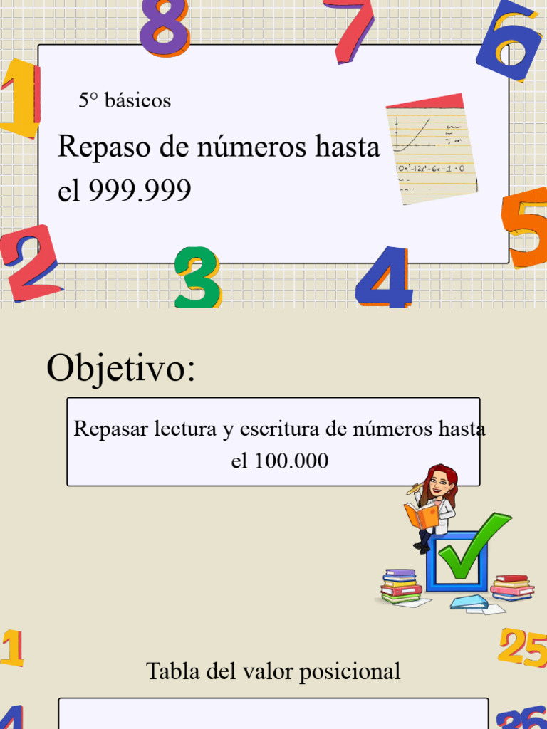 Repaso de Números hasta 999.999 | PDF | Hogar, jardinería y bricolaje