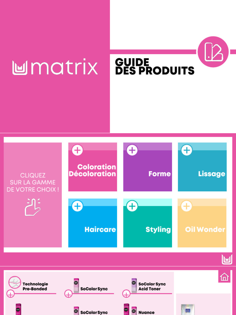 Matrix - Guide Digital Des Produits | PDF