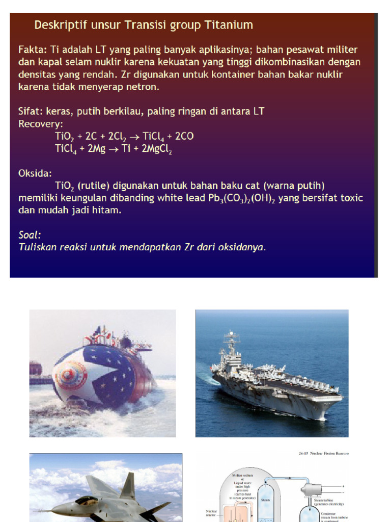 Deskripsi Logam Transisi | PDF