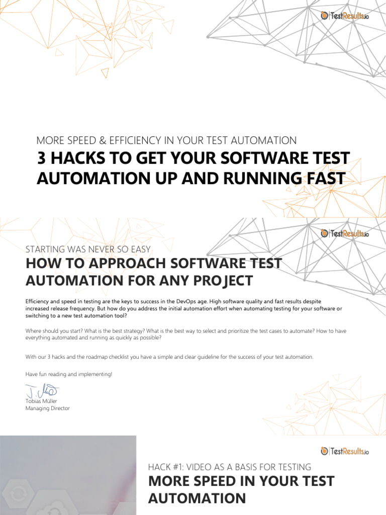 3hacks For More Efficiency in Test Autoation - TestResults - Io | PDF ...