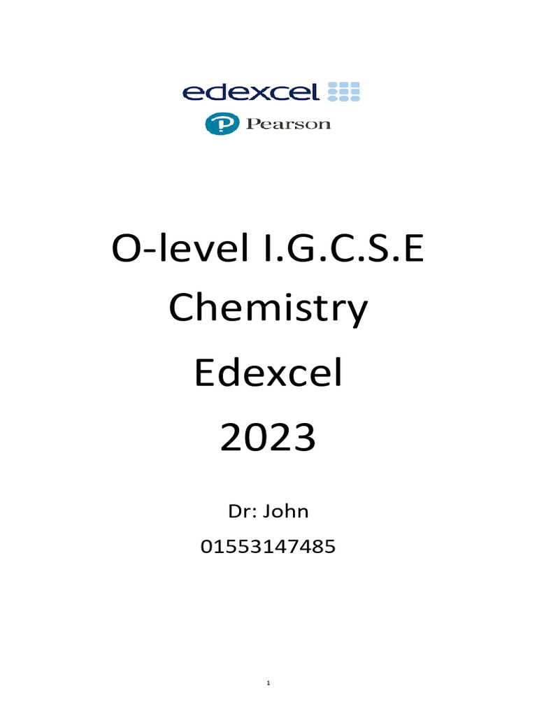 Edexcel Notes | PDF | Gases | Liquids