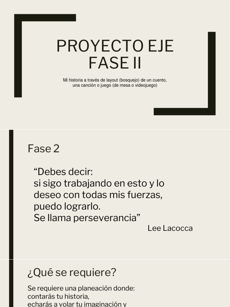 Proyecto Eje Fase II | PDF