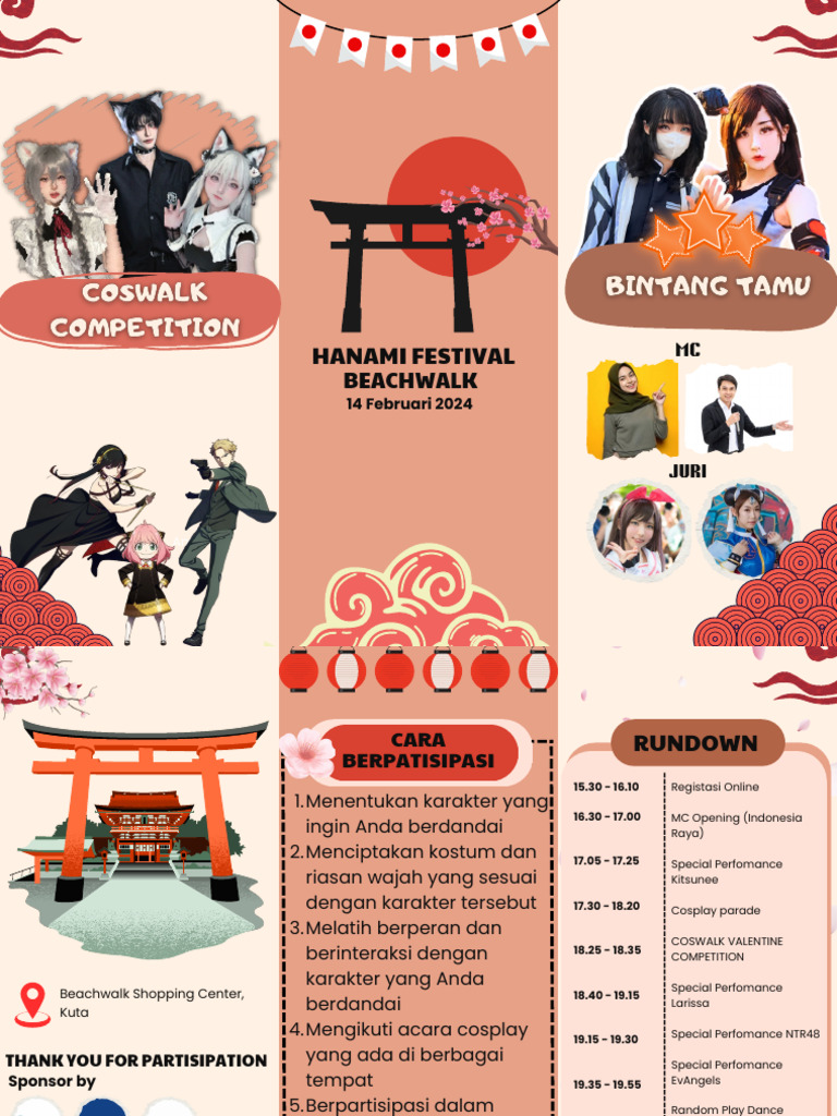 Brosur Event Cosplay | PDF