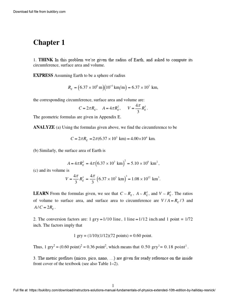 283 David Halliday, Robert Resnick, Jearl Walker - Instructor's Solutions Manual To Fundamentals ...