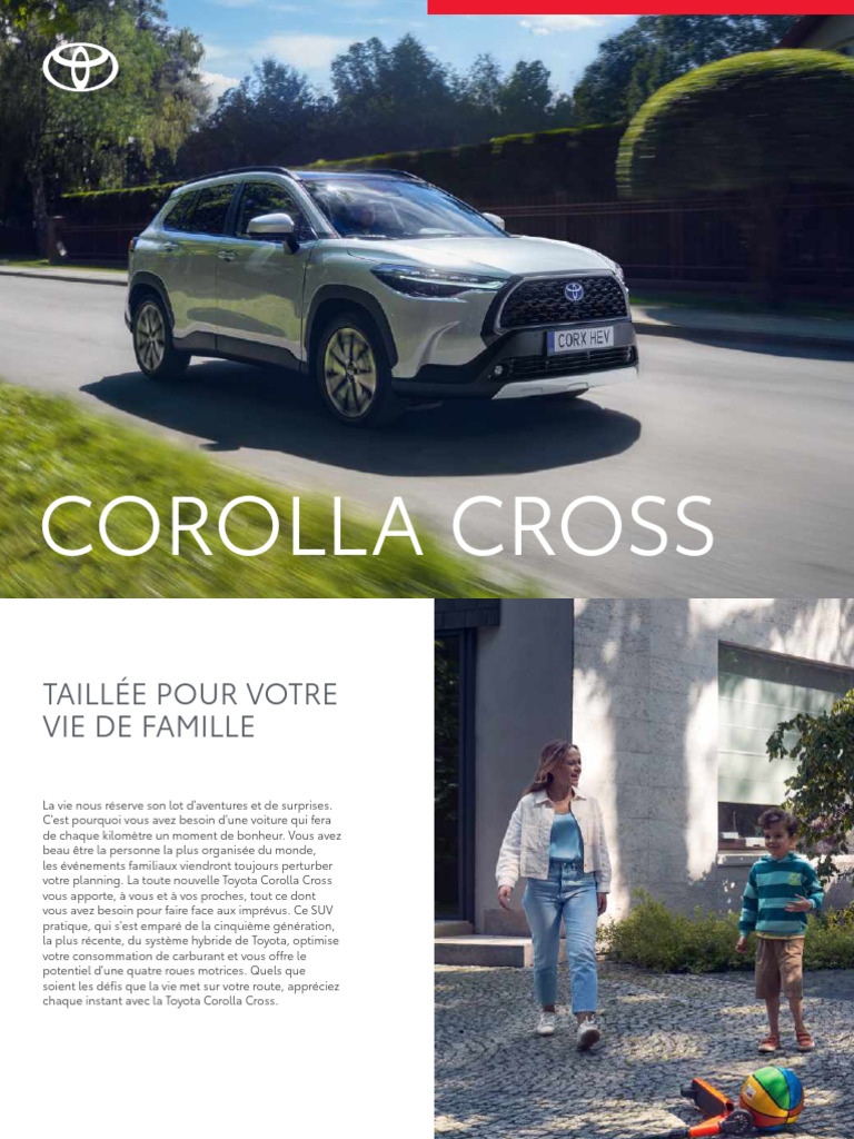 Toyota Corolla Cross : SUV Familial Pratique | PDF | Véhicule ...