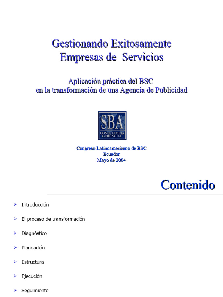 Proceso Del BSC Rovayo | PDF | Marketing | Cadena de valor