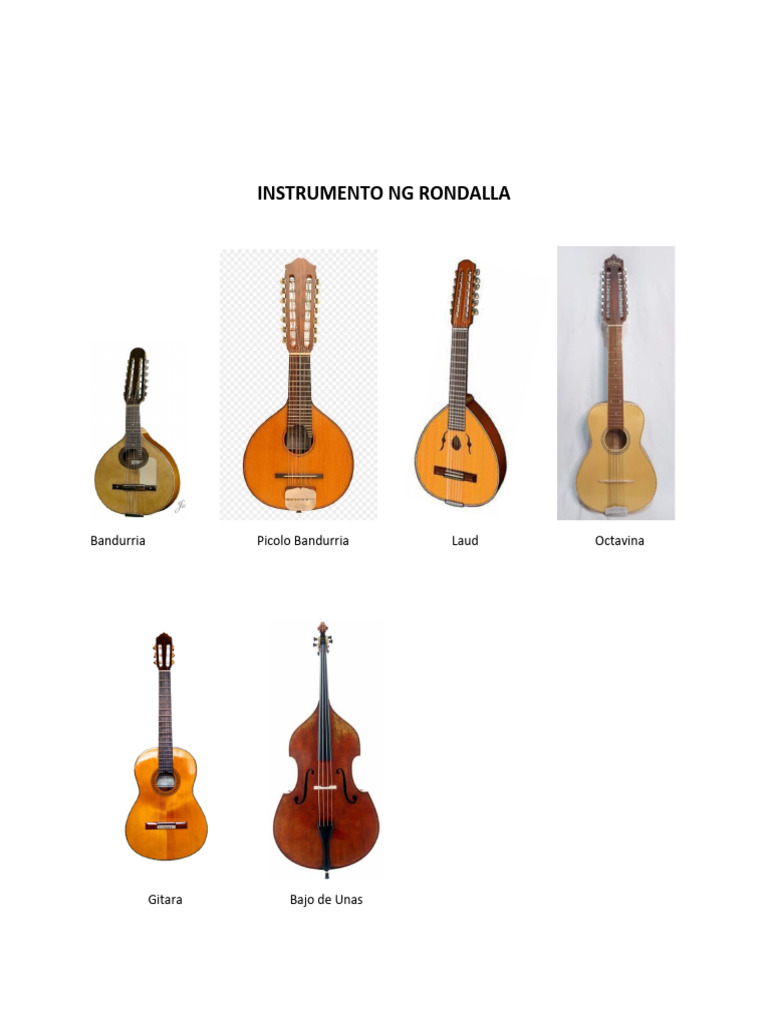 INSTRUMENTO NG RONDALLA | PDF