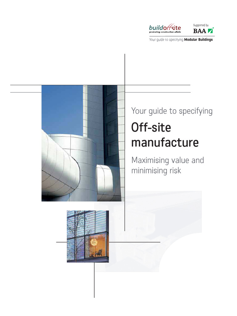 Your Guide To Specifying Modular Buildings Pdf Specification Technical Standard Consultant