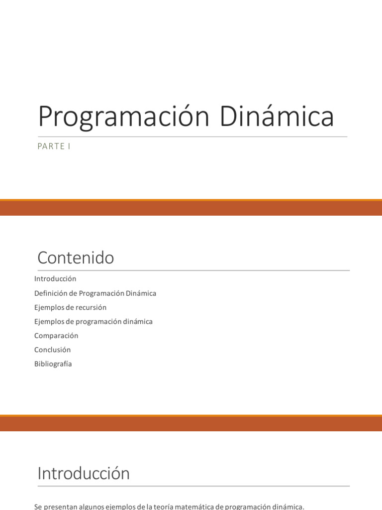 Programación Dinámica | PDF | Programación dinámica | Matemáticas Aplicadas
