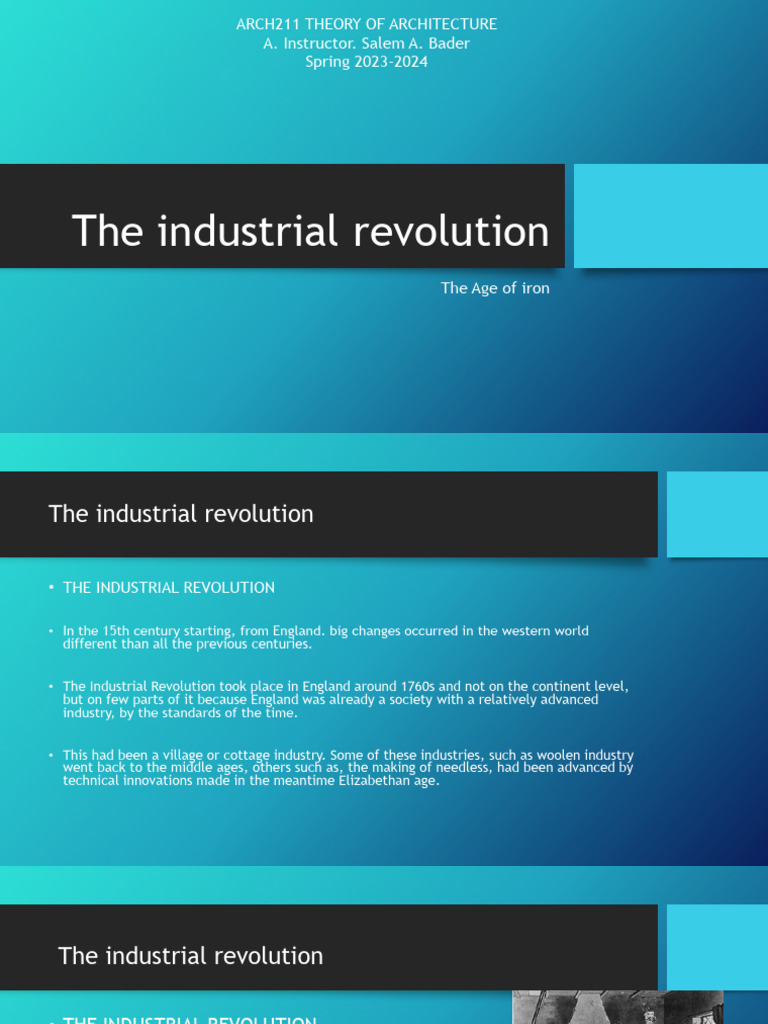 Lecture 1 The industrial revolution | PDF | Industrial Revolution | Factory Lecture 1 The industrial revolution | PDF | Industrial Revolution | Factory