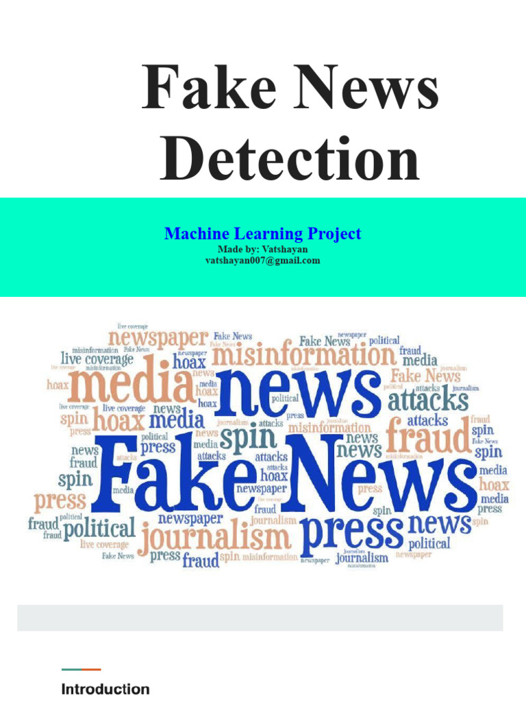 Fake News Detection | PDF