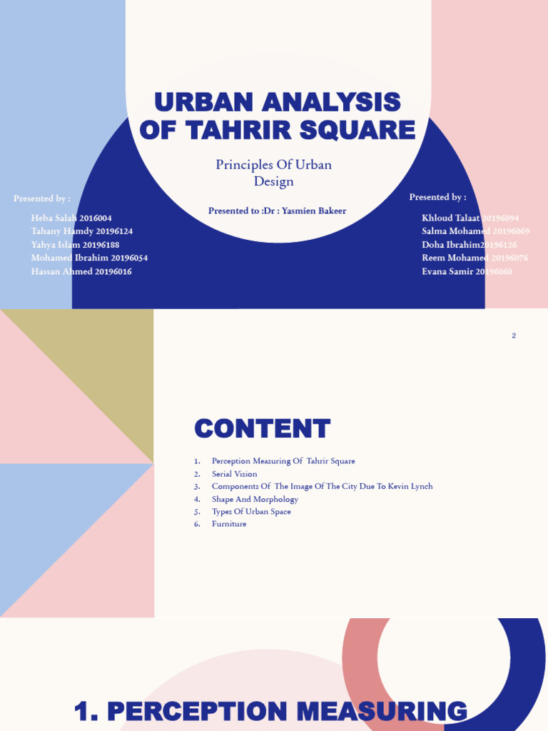 Principles of Urban Design Final Project | PDF