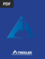 Manual Troxler Training 3430 Plus 3440 Plus | PDF | Soil | Water