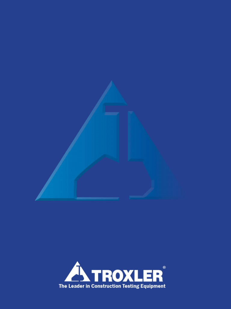 Troxler Catalog .01 | PDF | Rechargeable Battery | Battery Charger