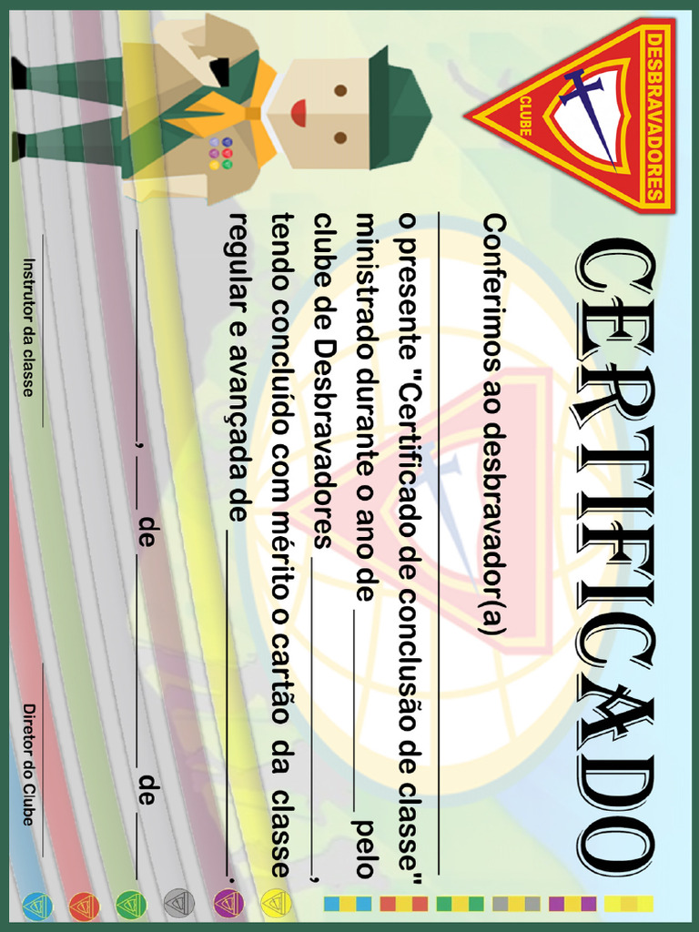 Certificado DBV Classes | PDF