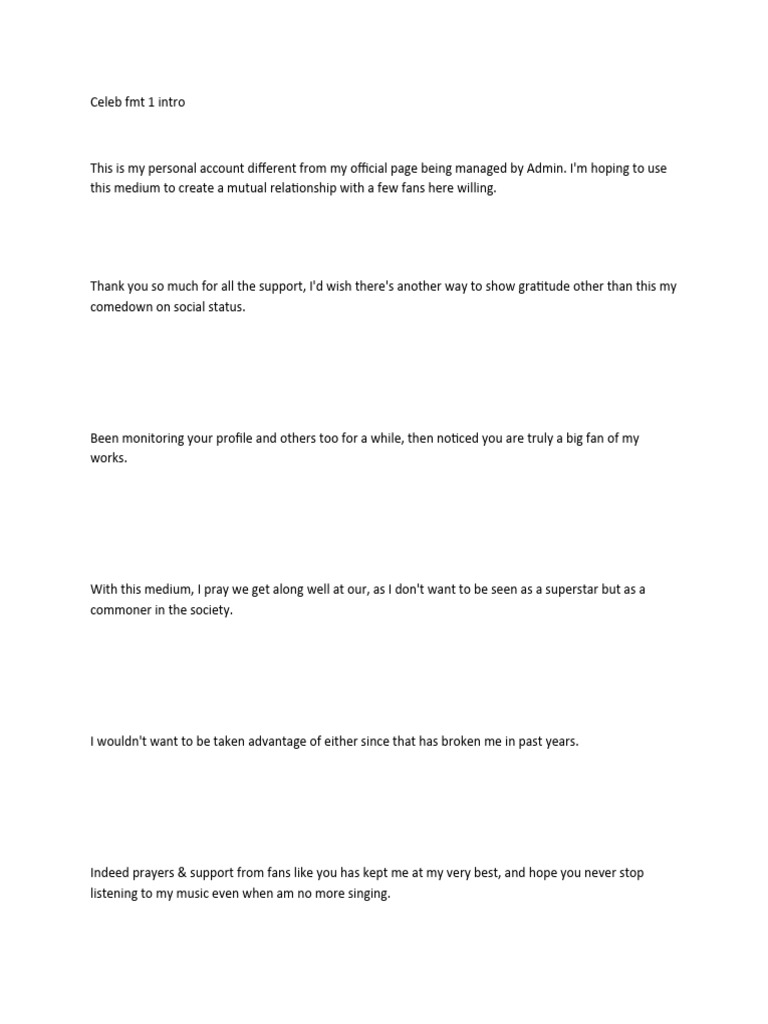 Celeb FMT 1 in | PDF