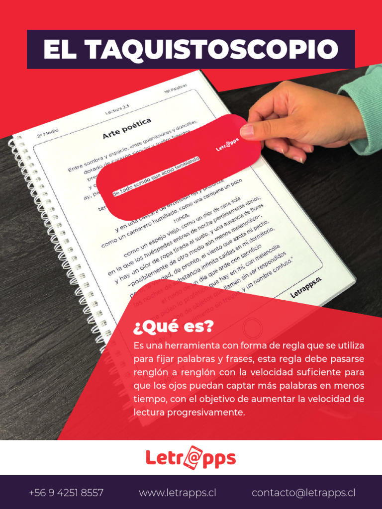 Taquistoscopio Letrapps | PDF