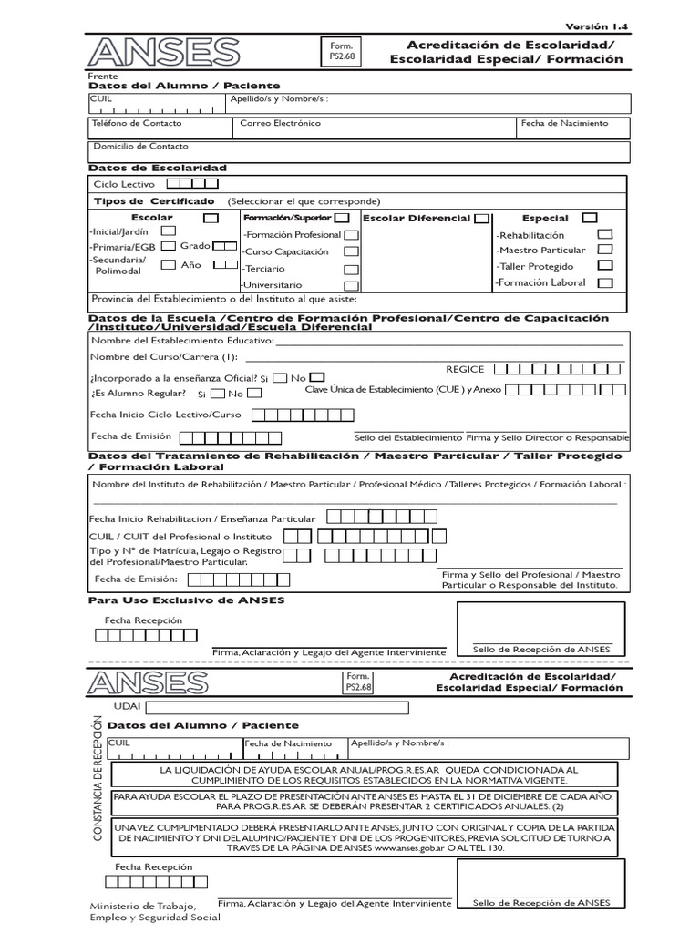 Ps 268 Acreditacion Escolaridad 231226 075514 | PDF | Desarrollo ...