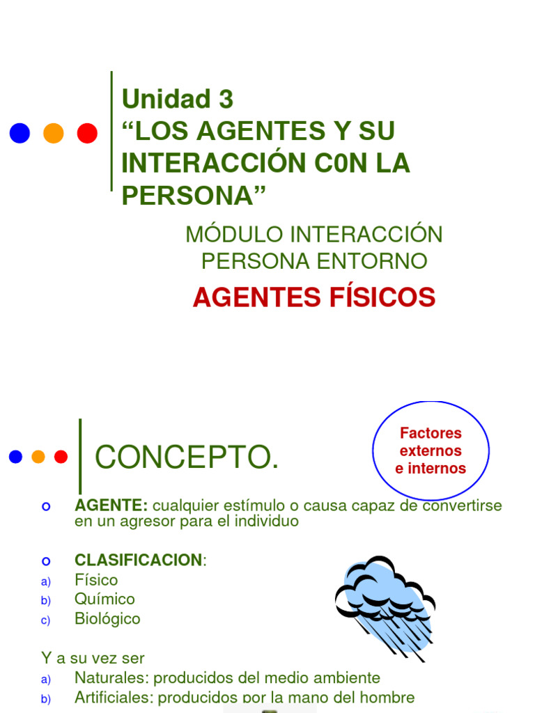 Agente Físico-Químico Presentación | PDF | Veneno | Toxicidad