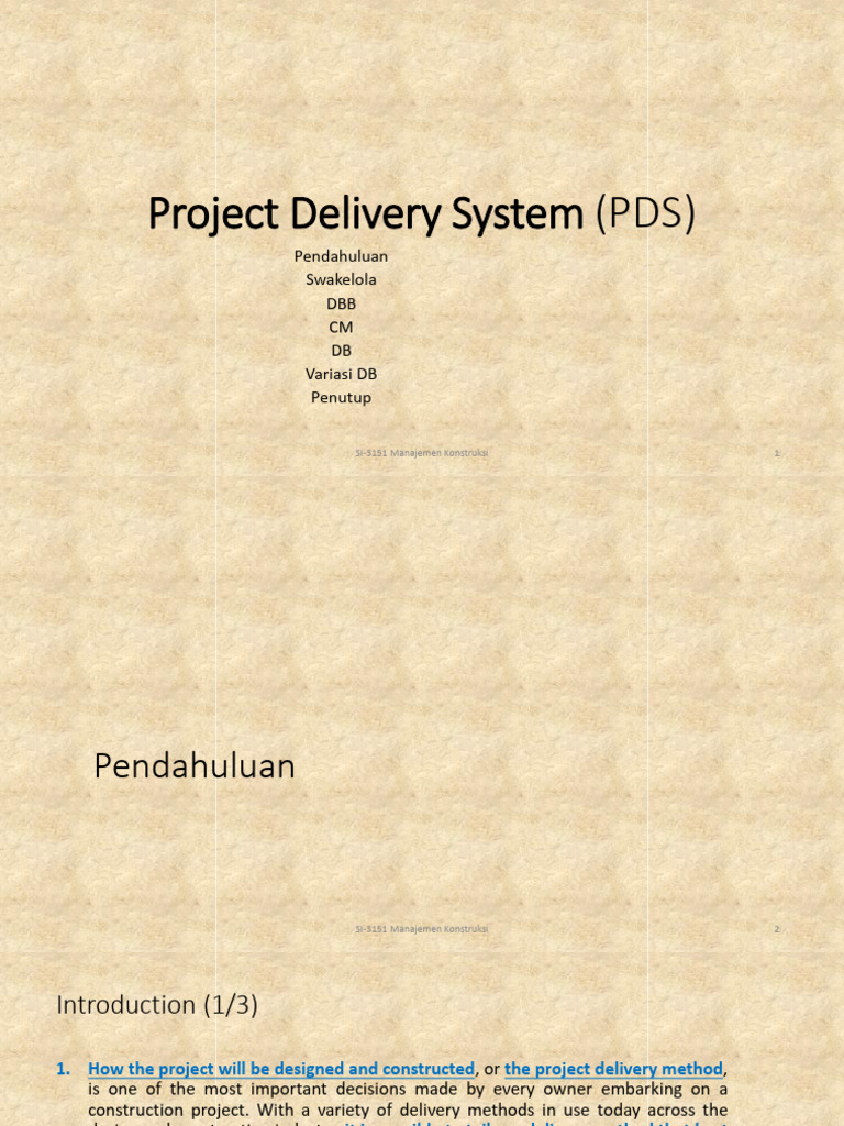 Modul 4 PDS | PDF | Construction Management | Real Estate