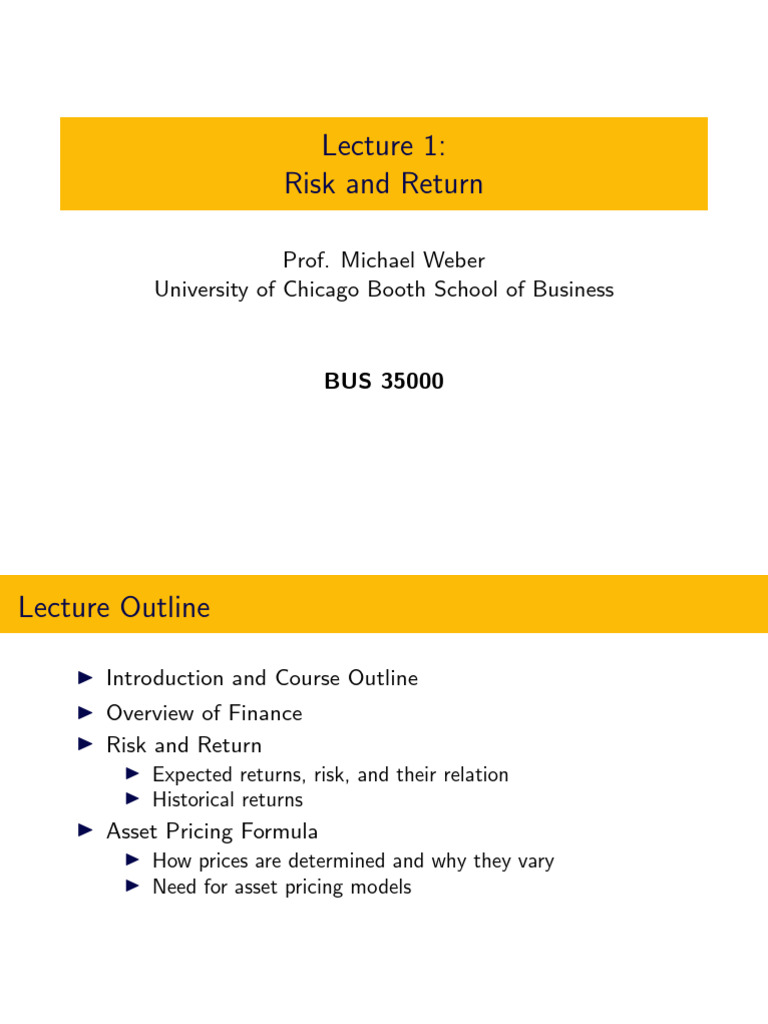 Lecture Week 1 | PDF