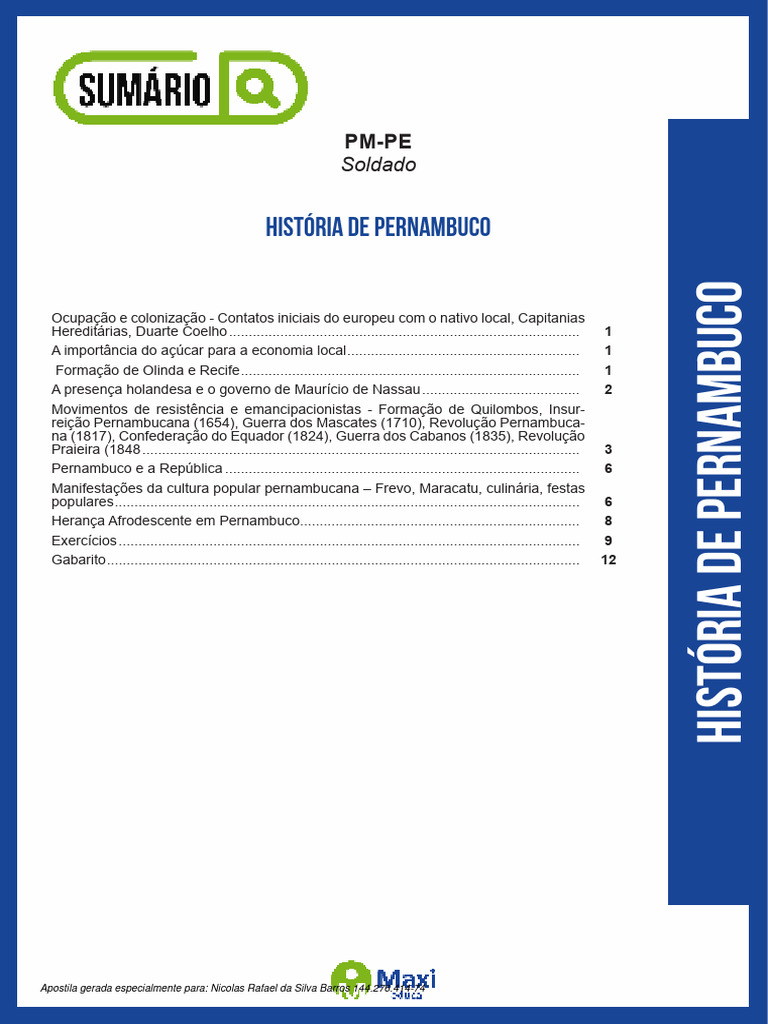 02 apostila versao digital historia de pernambuco 144.276.414 74 1702389164 | PDF