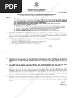 Notification Specification of Degrees: University Grants Commission New ...