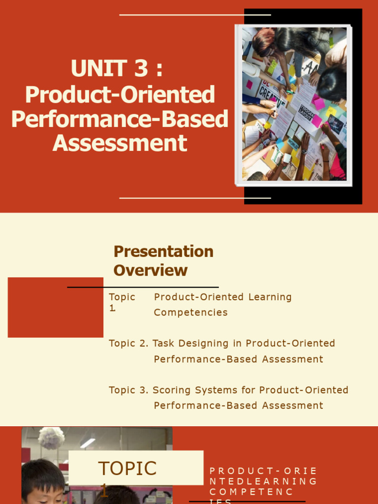 Unit 3 Product Oriented Performance Based Assessment | PDF | Rubric (Academic) | Educational ...