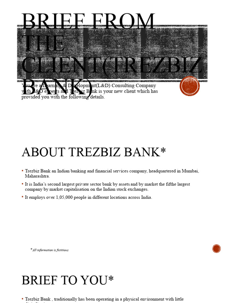 Case TNA Upgrad | PDF | Banks | Consultant Case TNA Upgrad | PDF | Banks | Consultant