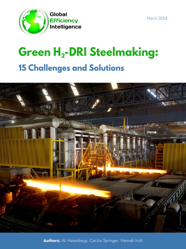 Green H2 DRI+Steelmaking | PDF