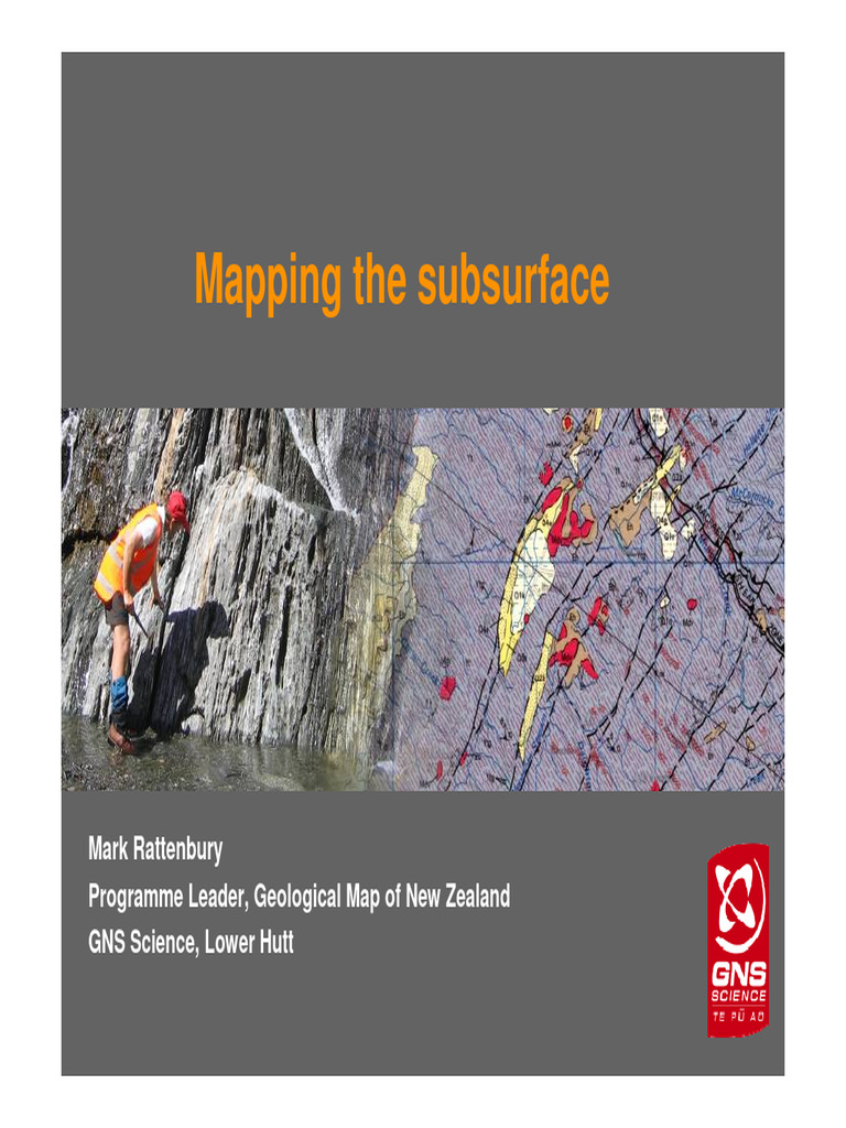 MAPPING THE SUBSURFACE | PDF | Geographic Information System | Geology