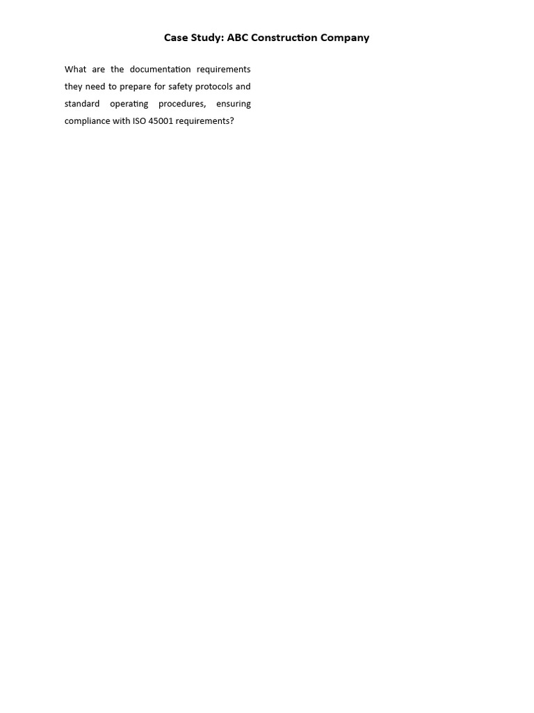 Case Study ABC Company | PDF | Business