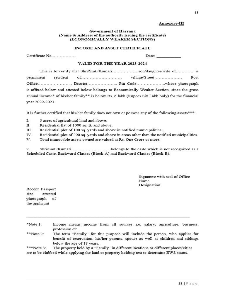 Annexure-III | PDF
