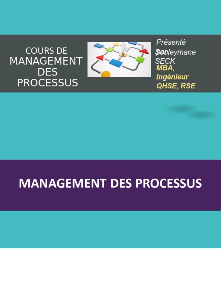 Approche Processus et Qualité ISO 9000 | PDF | Management de la qualité ...