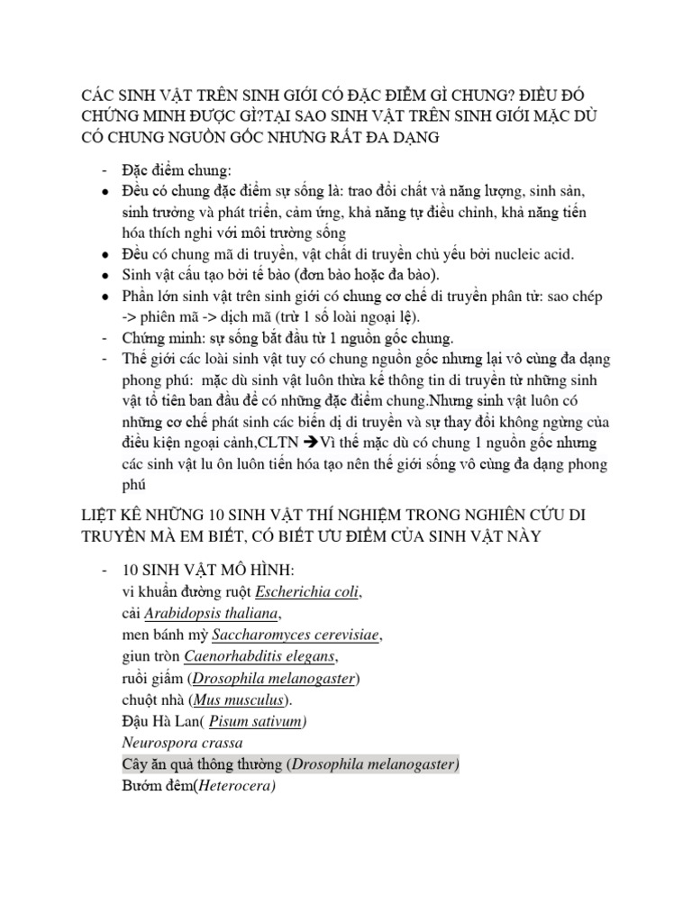 Di-Truyen-Hoc - BT - Di-Truyen-Hoc - (Cuuduongthancong - Com) | PDF