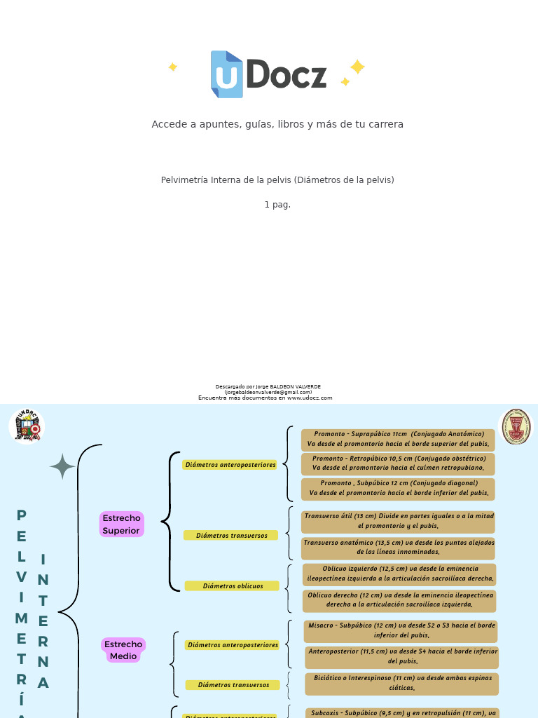 Pelvimetria Interna 333469 Downloadable 5380864 | PDF | Pelvis ...