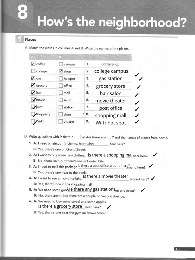 Unit 8 Interchange 1 Pdf Springfield