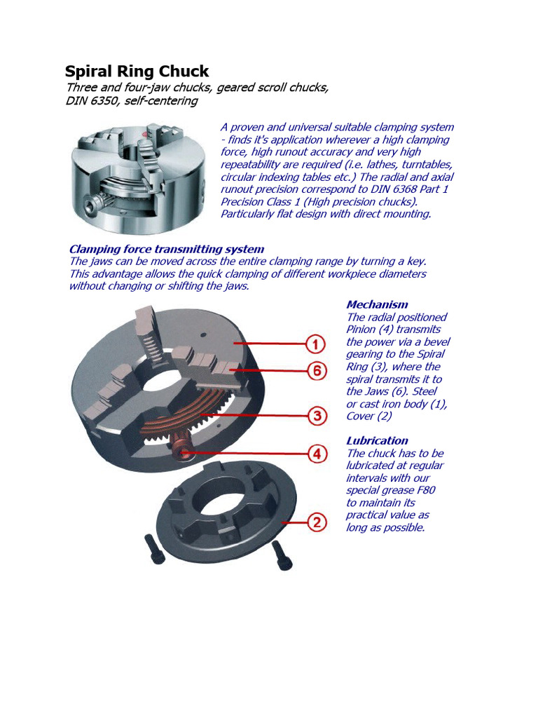 Spiral Ring Chuck | PDF
